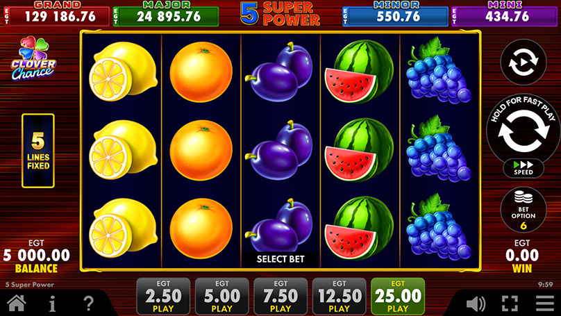 5 Super Power Slot Game Review and Free Demo