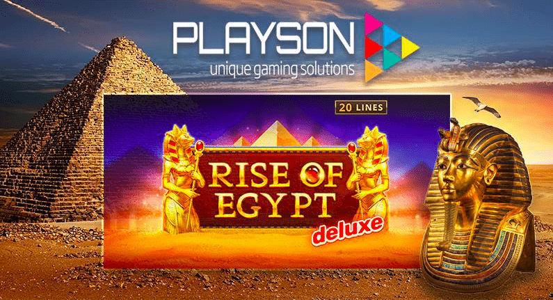 Playson evokes the Land of the Pharaohs with Rise of Egypt Deluxe ...