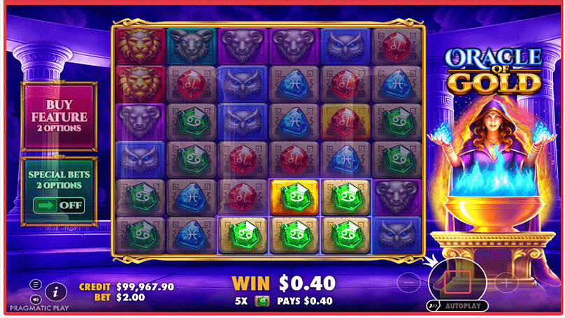 Oracle of Gold Slot Review | 96.55% RTP & 10,000x Max. Win
