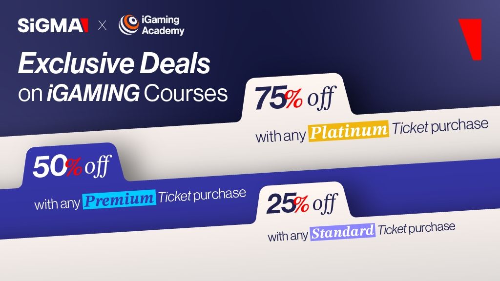 SiGMA Tickets Unlock iGaming Academy Discounts
