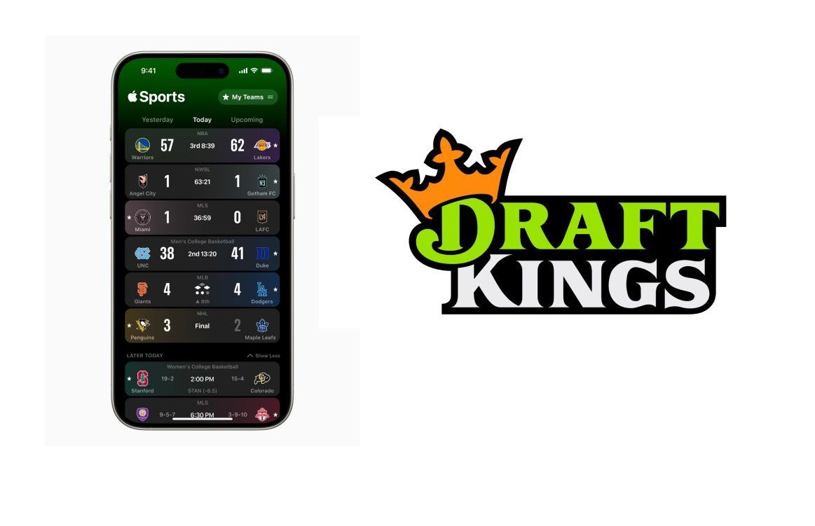 Apple запускает спортивное приложение с DraftKings