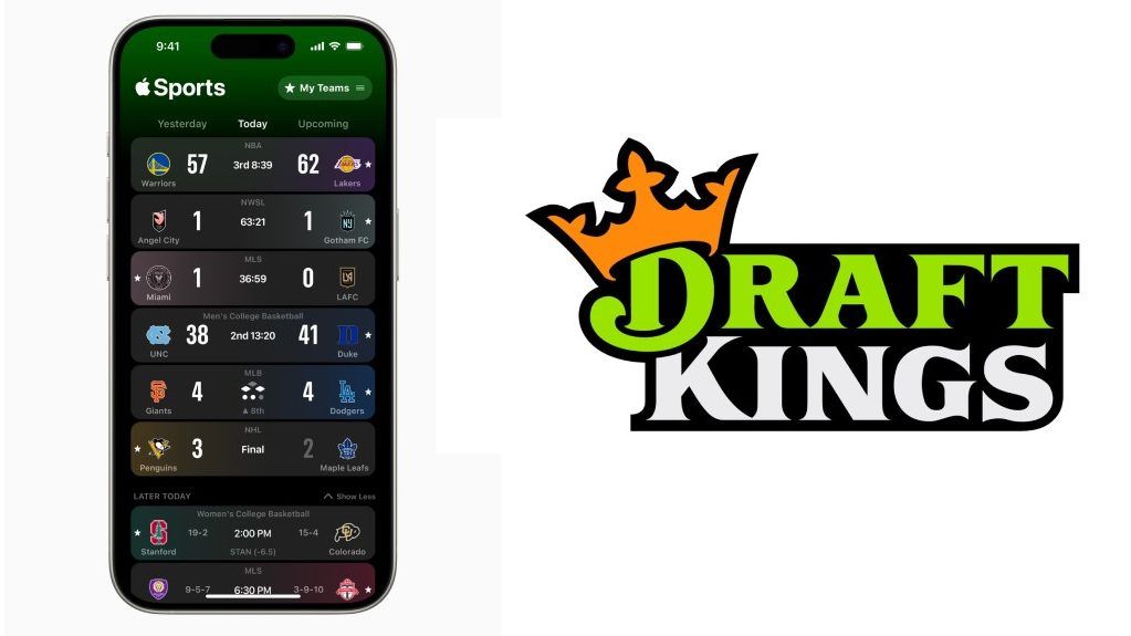 Apple запускает спортивное приложение с DraftKings