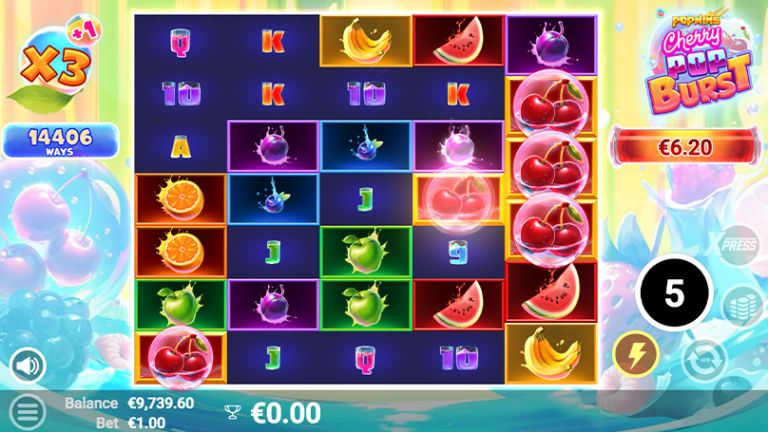 CherryPop Burst Slot Review and Demo Play