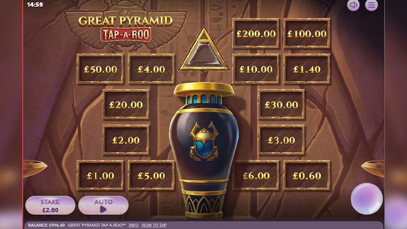 Great Pyramid Tap-A-Roo Review & Demo Play