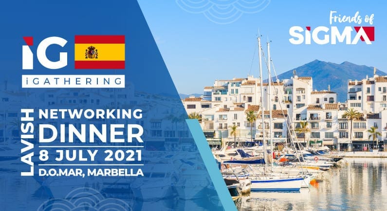 SiGMA announces July iGathering dinner in Marbella - SigmaPlay