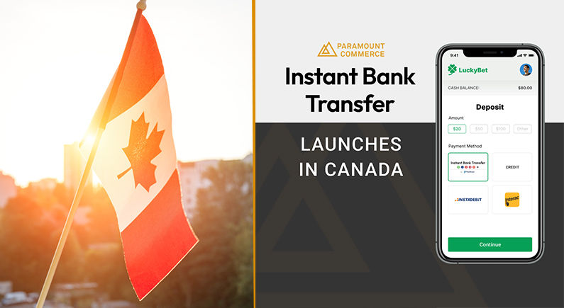 Paramount Commerce launches instant bank transfer in Canada - SigmaPlay