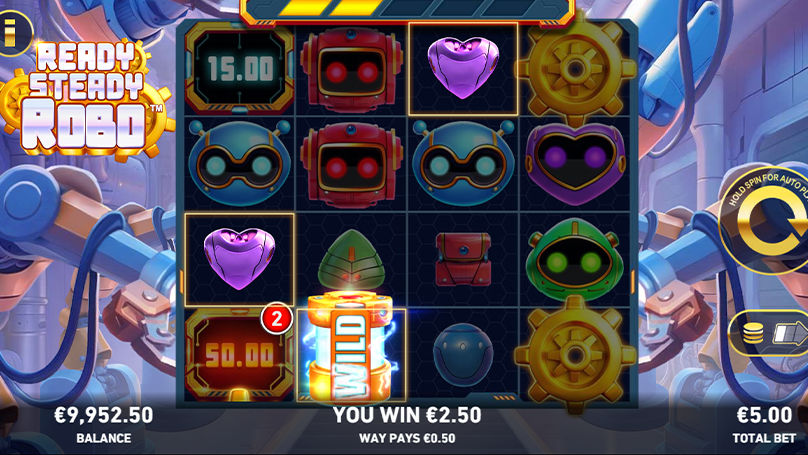 Ready, Steady, Robo Slot Review & Demo | Playtech