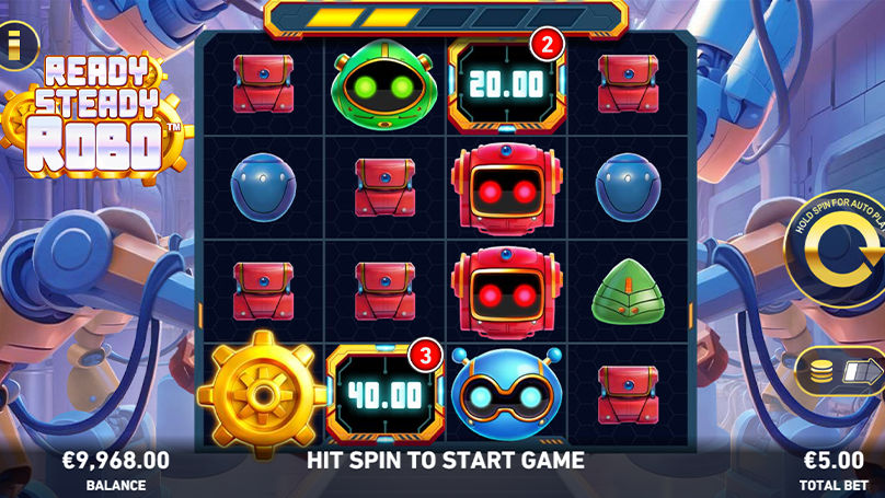 Ready, Steady, Robo Slot Review & Demo | Playtech