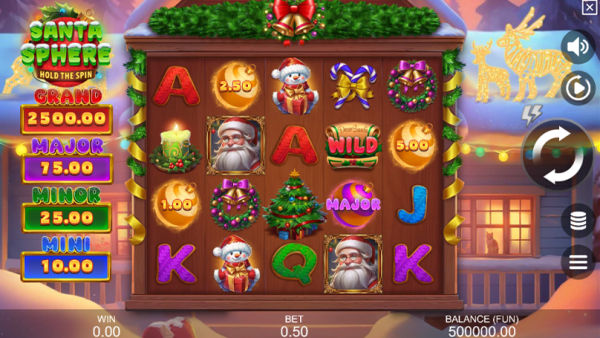 Santa Sphere: Hold the Spin Slot Review | Gamzix